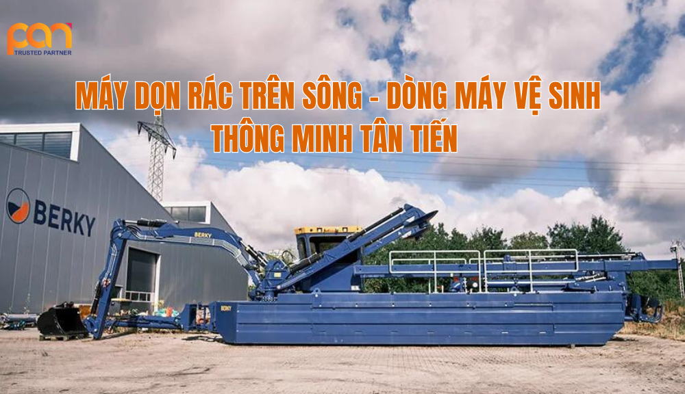 Máy dọn rác trên sông - Thiết bị dọn rác thông minh tân tiến bậc