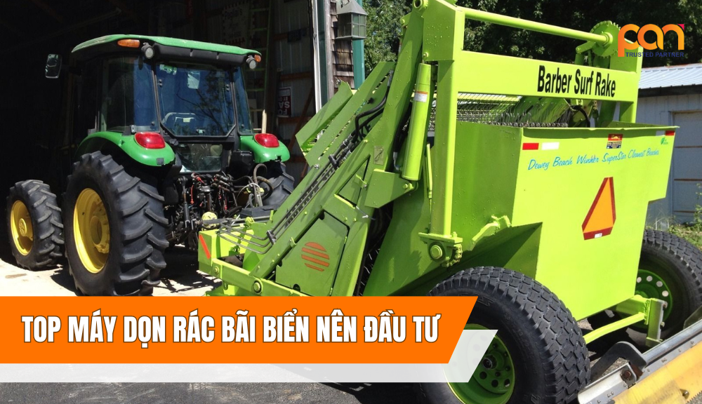 Giải pháp vệ sinh mặt biển hiệu quả với máy dọn rác bãi biển
